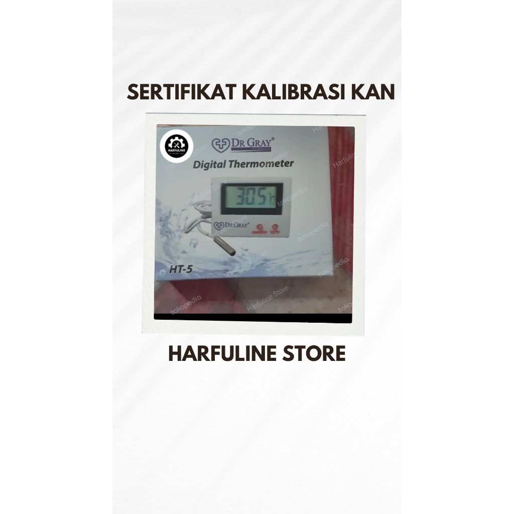 Jual Termometer kulkas digital Drgray + Kalibrasi | Shopee Indonesia