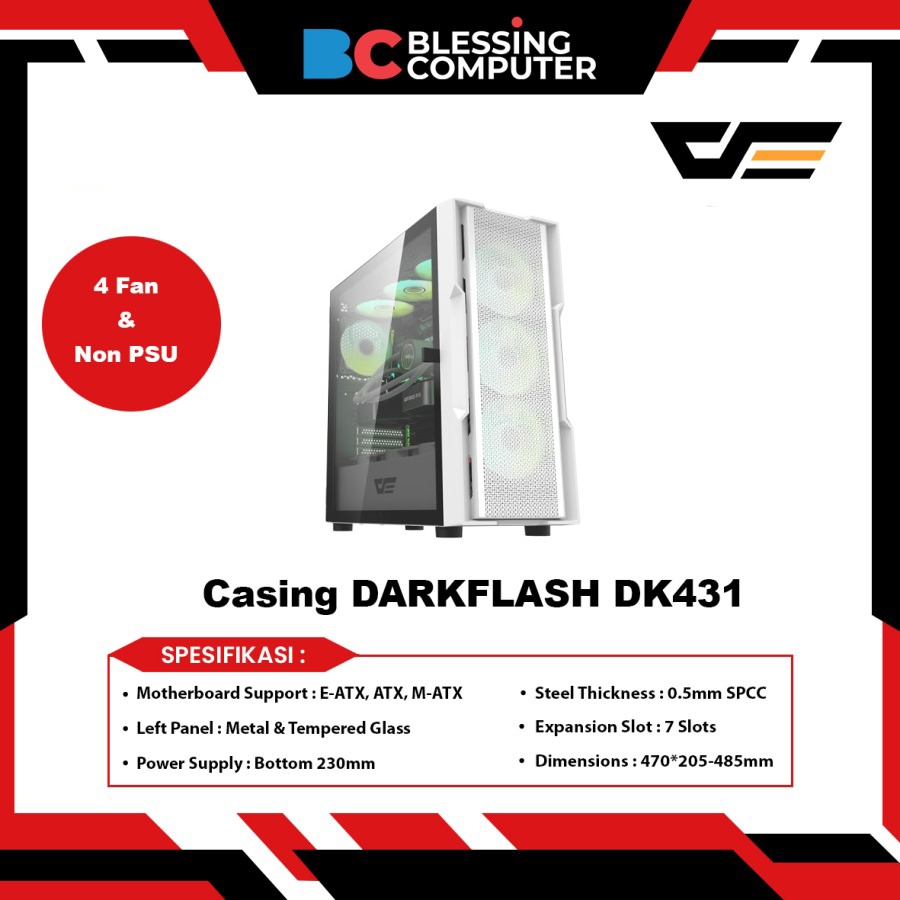 Jual Casing DARKFLASH DK431 - White | Shopee Indonesia
