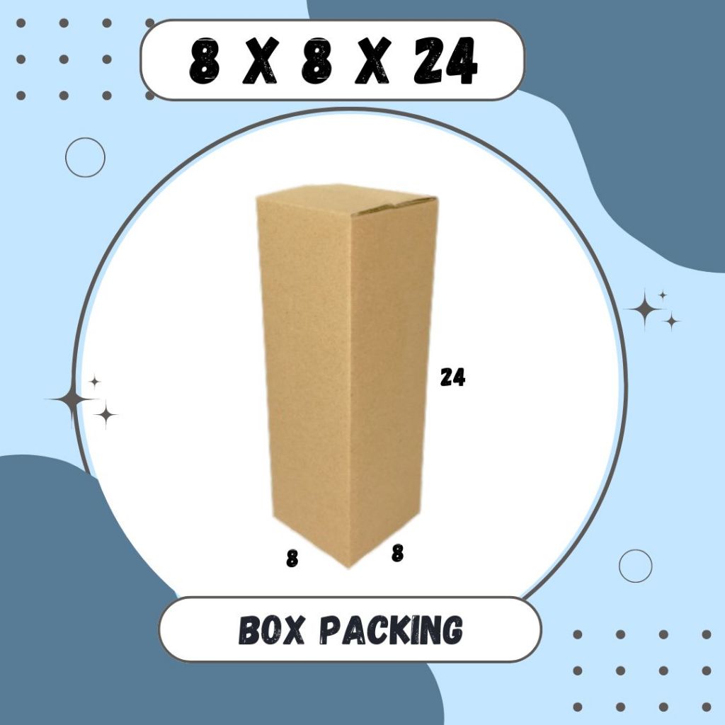 Jual Box 8x8x24 Packing A1 Dus Karton Kardus Kotak Kemasan Sparepart ...