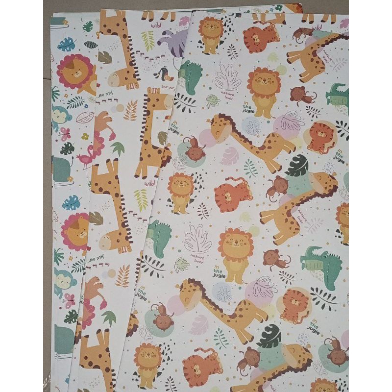 Jual KERTAS KADO//KERTAS KADO KARAKTER//KERTAS KADO MOTIF// | Shopee ...