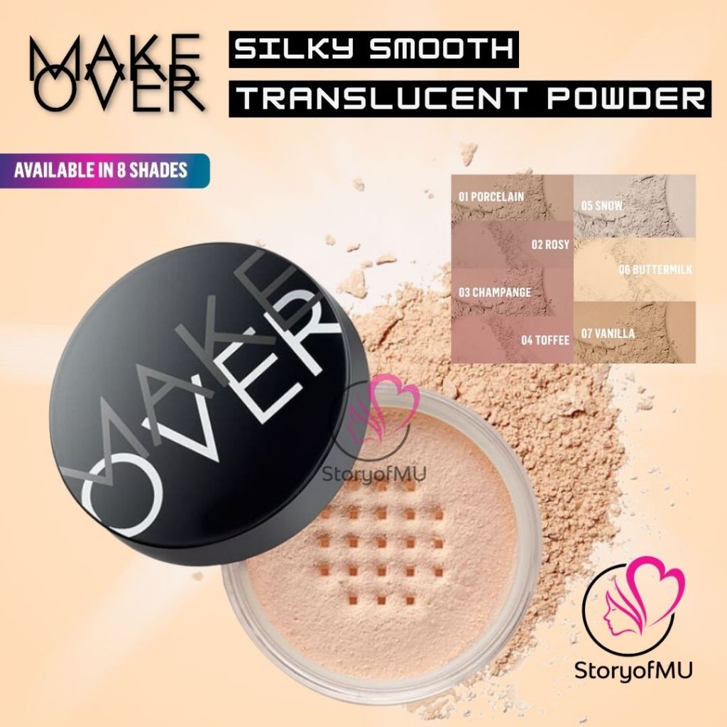 Jual ️ StoryofMU ️ MAKE OVER Silky Smooth Translucent Powder 35gr ...
