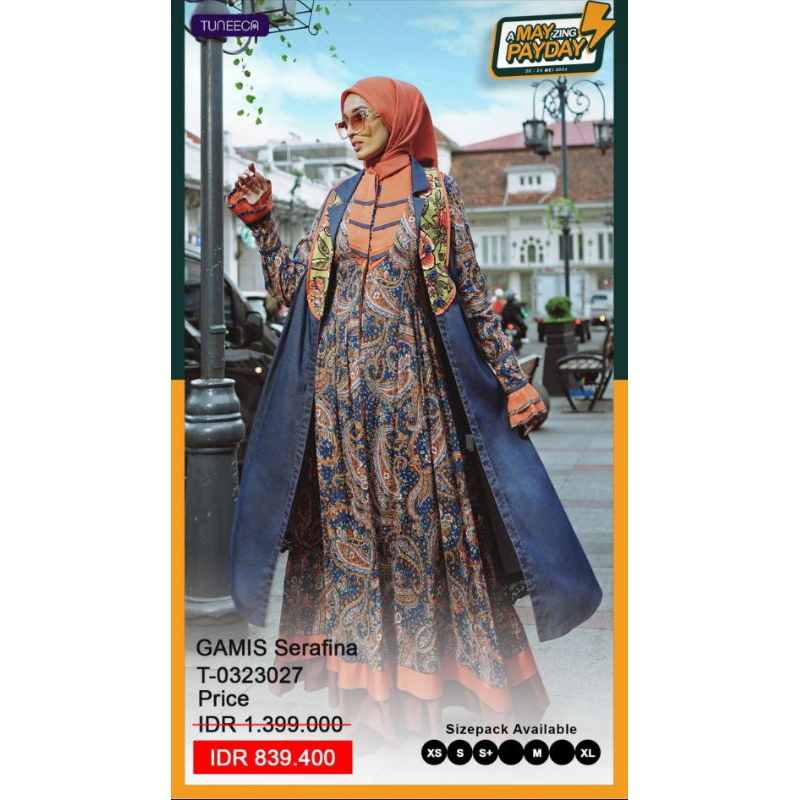Jual TUNEECA SERAFINA SIZE L | Shopee Indonesia