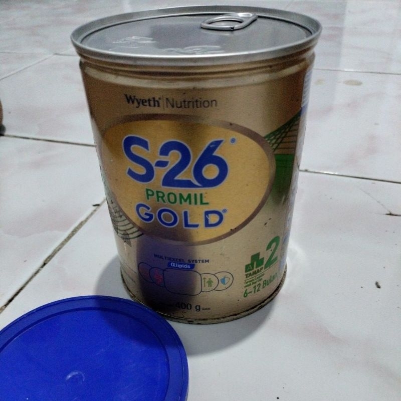 Jual Susu S-26 Promil Tahap 2 400 Gram Expired 2025 kaleng penyok dan ...
