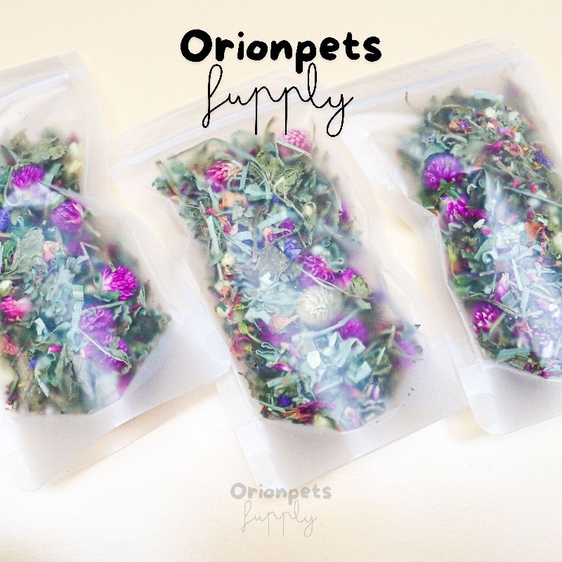 Jual ORIONPETS - NATURE HERBS & FLOWER | HEALTY SNACK HAMSTER | HERBS ...
