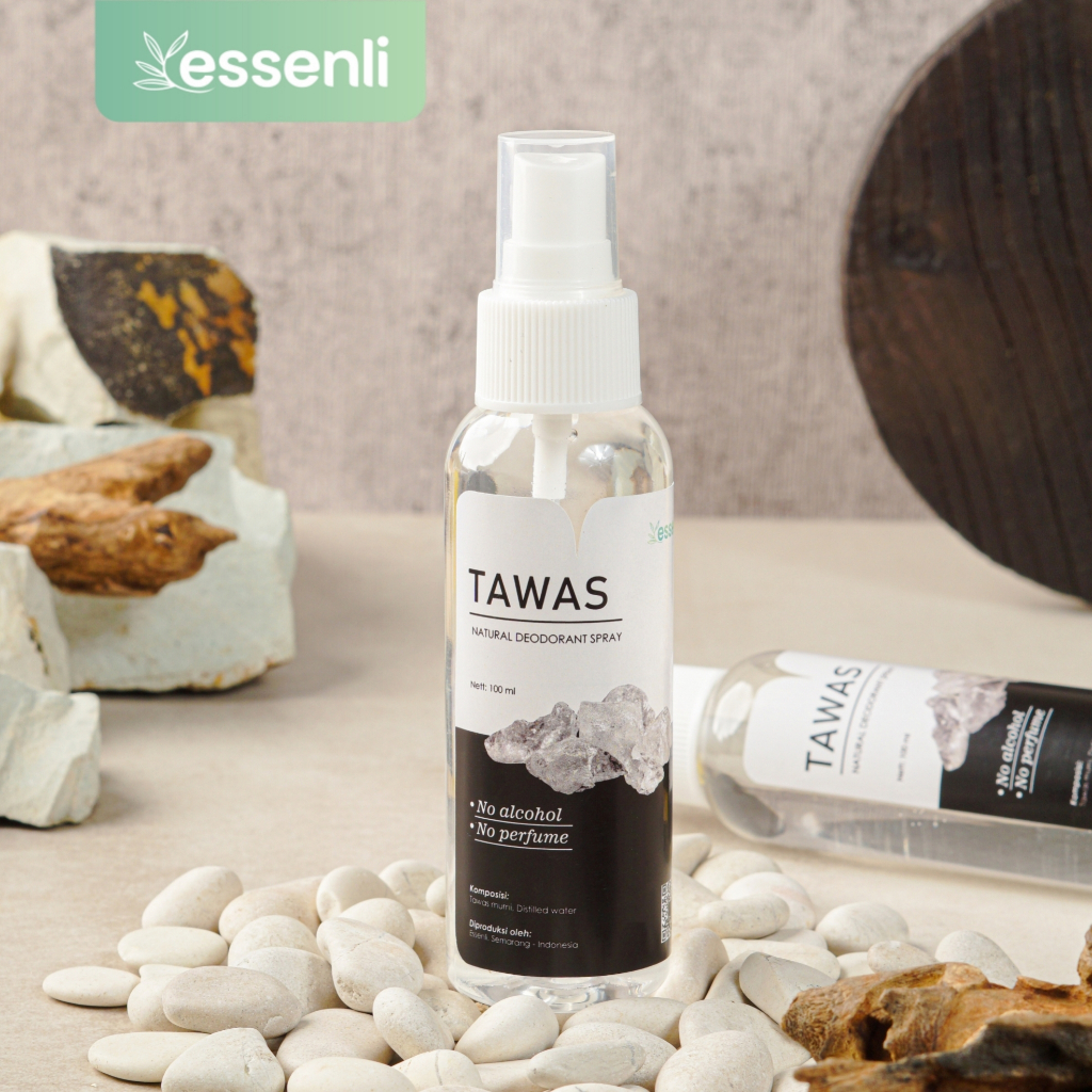 Jual ESSENLI Tawas Natural Deodorant Spray | Shopee Indonesia