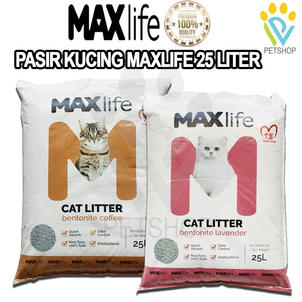 Jual Sudah READY MAXLIFE Pasir Kucing Premium Gumpal Wangi MAXlife ...