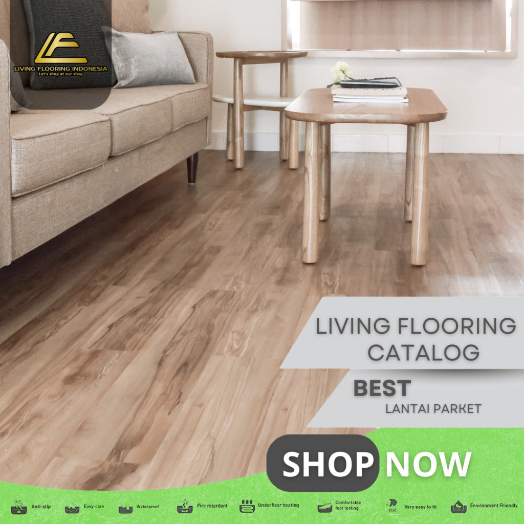 Jual Lantai Kayu Parket UFloor 8mm | Lantai Vinyl Motif Kayu | Shopee ...
