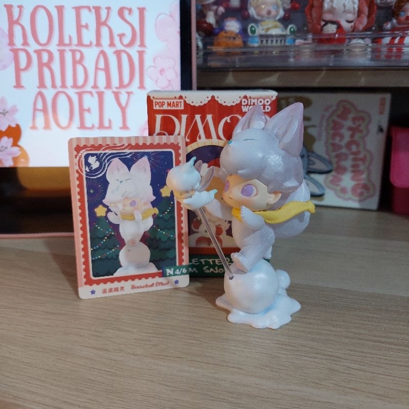 Jual POP MART Dimoo Letters from Snowman Series - Snowball Effect ...