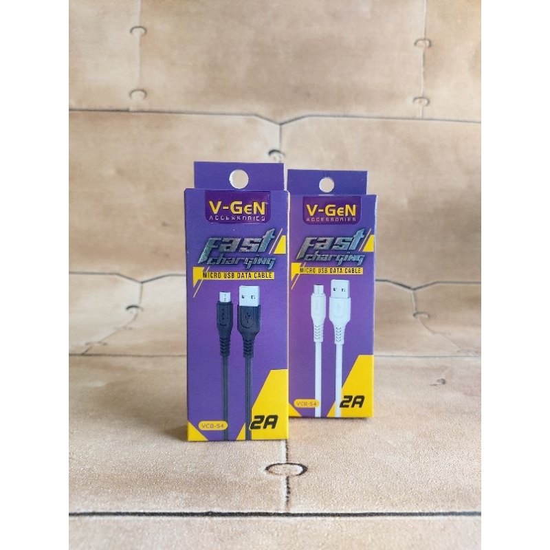 Jual V-GEN VCB-54 Micro USB Data Cable Fast Charging 2A | Shopee Indonesia