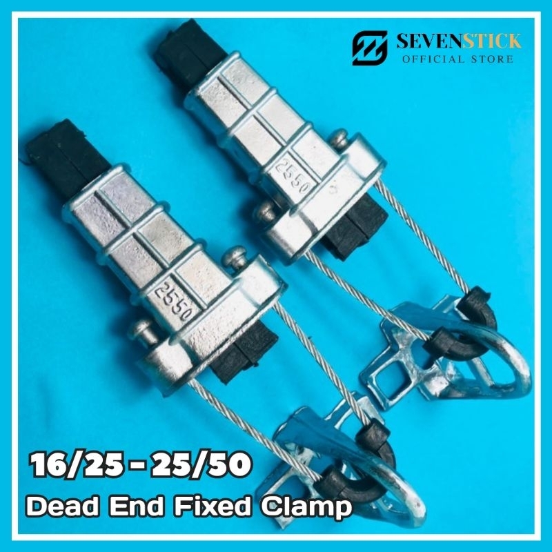 Jual Dead End Klem Buaya Fixed Clamp 1625 2550 Tiang Pln Fiber Optik Fo Accessories Shopee 