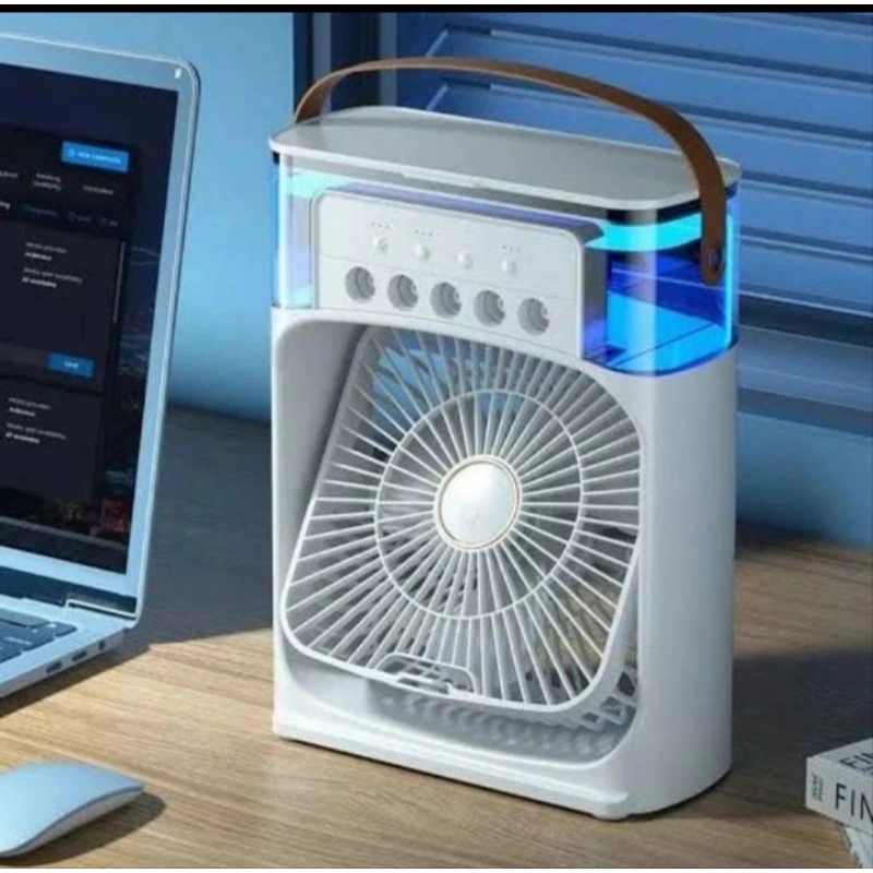 Jual kipas angin mini pendingin AC PORTABLE air cooler bisa di tambah ...