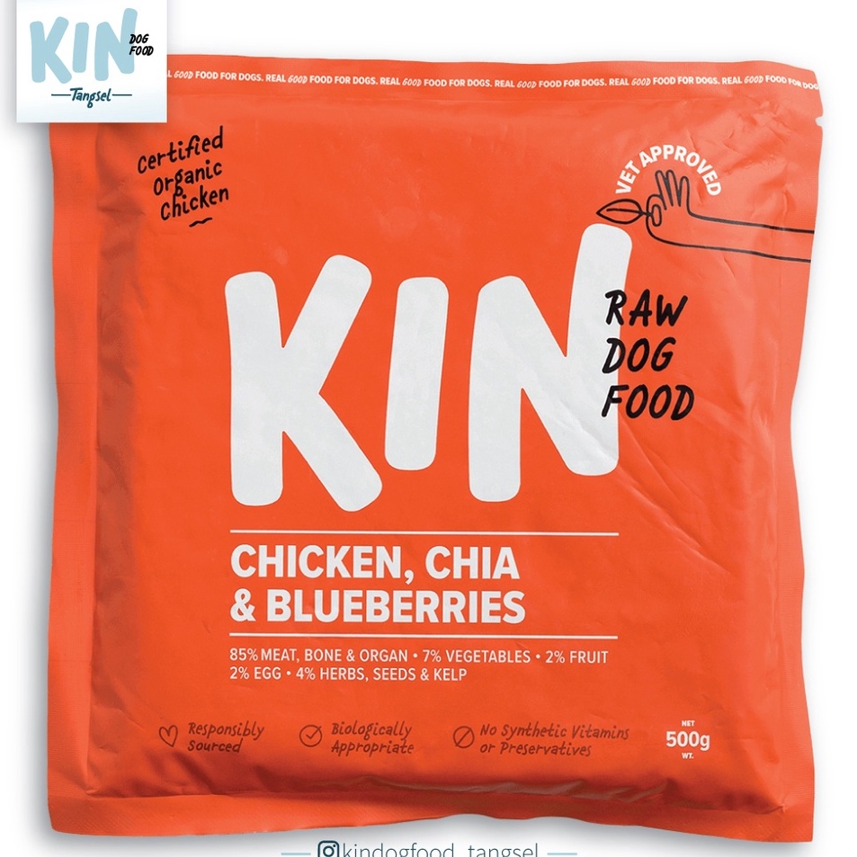 Jual Penawaran Terbaik CHICKEN ORGANIC CHIA BLUEBERRIES KIN DOG FOOD ...