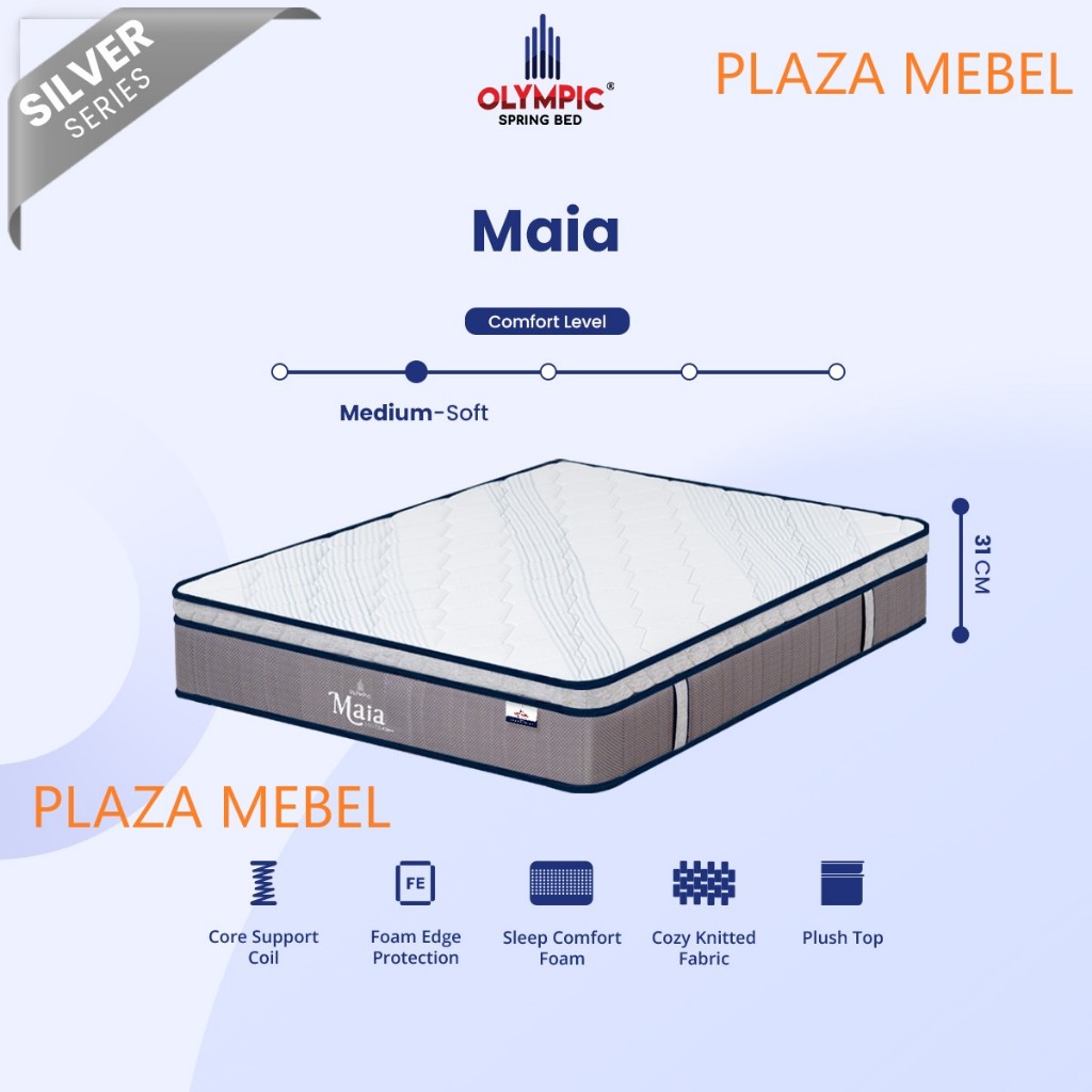 Jual Kasur Spring Bed Olympic MAIA Lapisan Plush Top ( Matras ONLY ...