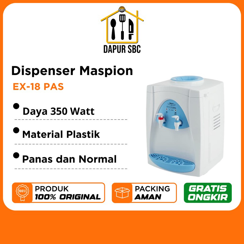 Jual Dispenser Desk Maspion EX-18 PAS | Shopee Indonesia