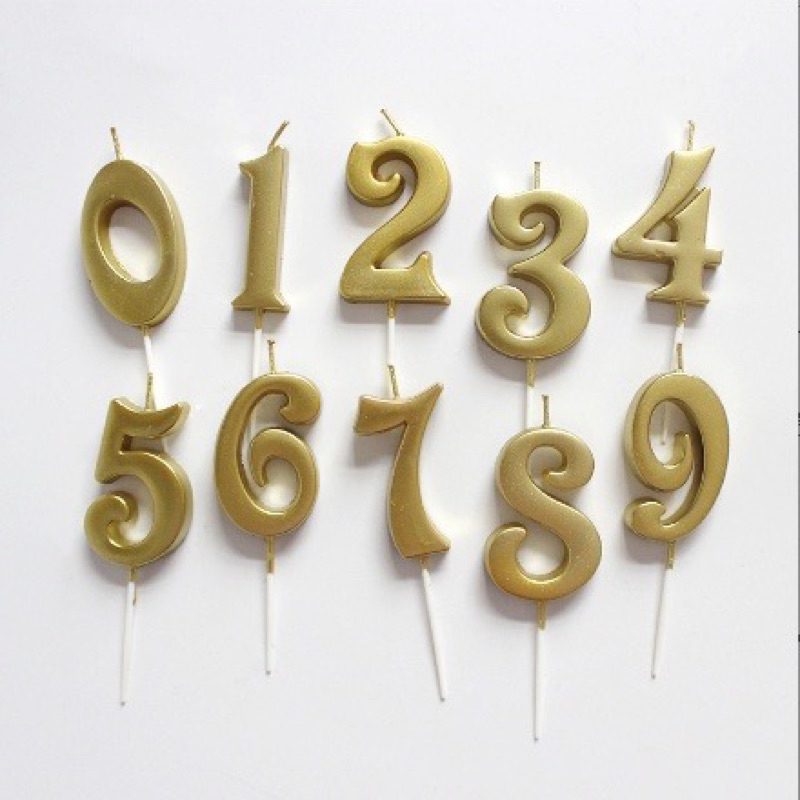 Jual Lilin Angka Ulang Tahun Ultah / Birthday Numeric Candle / Birthday ...