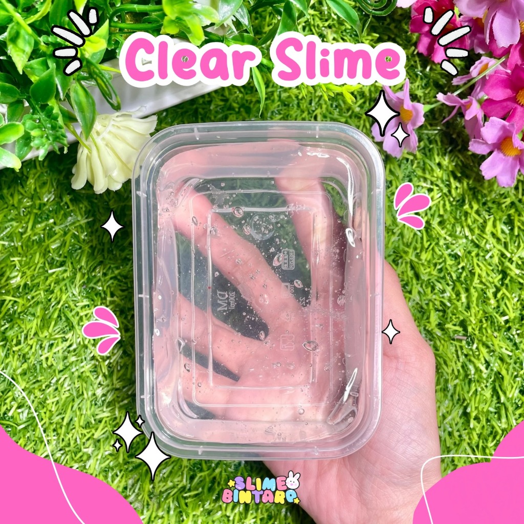 Jual SLIME CLEAR || CLEAR SLIME BY SLIME BINTARO || | Shopee Indonesia