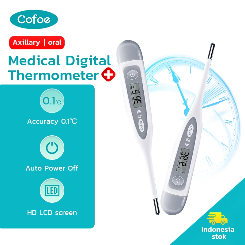 Jual Cofoe Thermometer Suhu Badan Panas Karakter Alat Pengukur Suhu ...