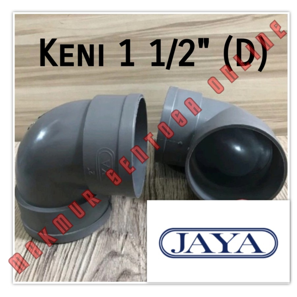 Jual Keni 1,5 inch D JAYA Elbow 1 1/2 Knee Kenie L Knie 1.5 inch ...