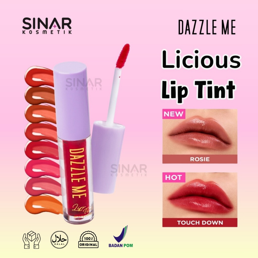 Jual DAZZLE ME Ink - Licious Lip Tint Mattedorable Long Lasting Liptint ...