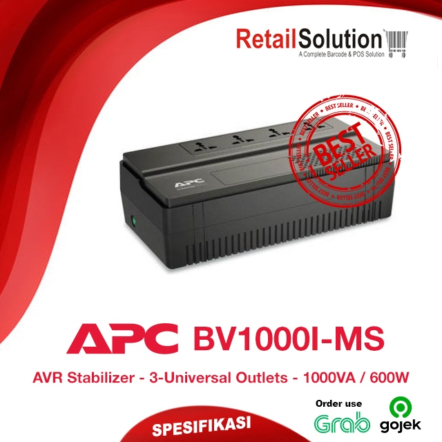 Jual Easy UPS APC BV1000I-MS 1000VA 600W AVR 230V | Shopee Indonesia