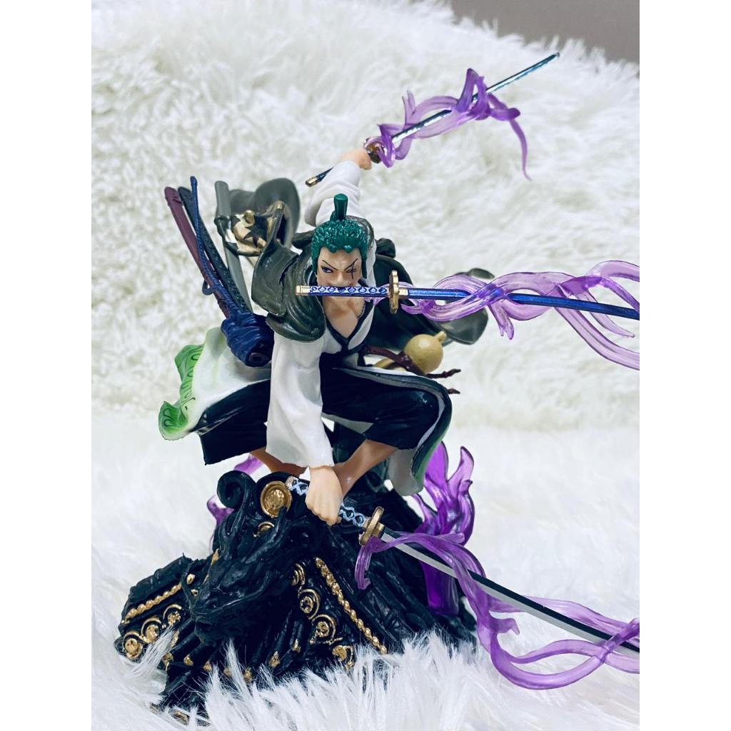 Jual Roronoa Zoro Action Figure one piece ceiling 3 sword,santoryu ...