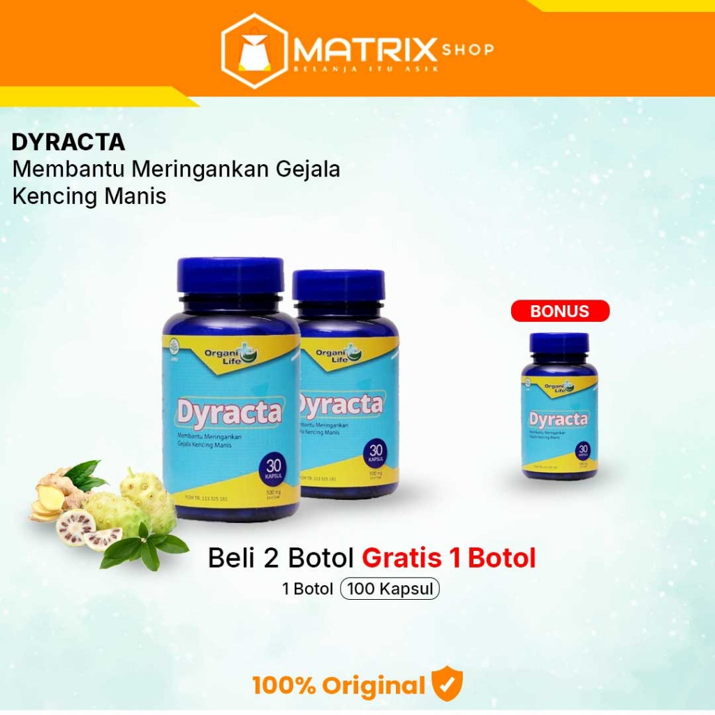 Jual DYRACTA HERBAL | OBAT DIABETES | VITAMIN PANKREAS | ORI MATRIXSHOP ...
