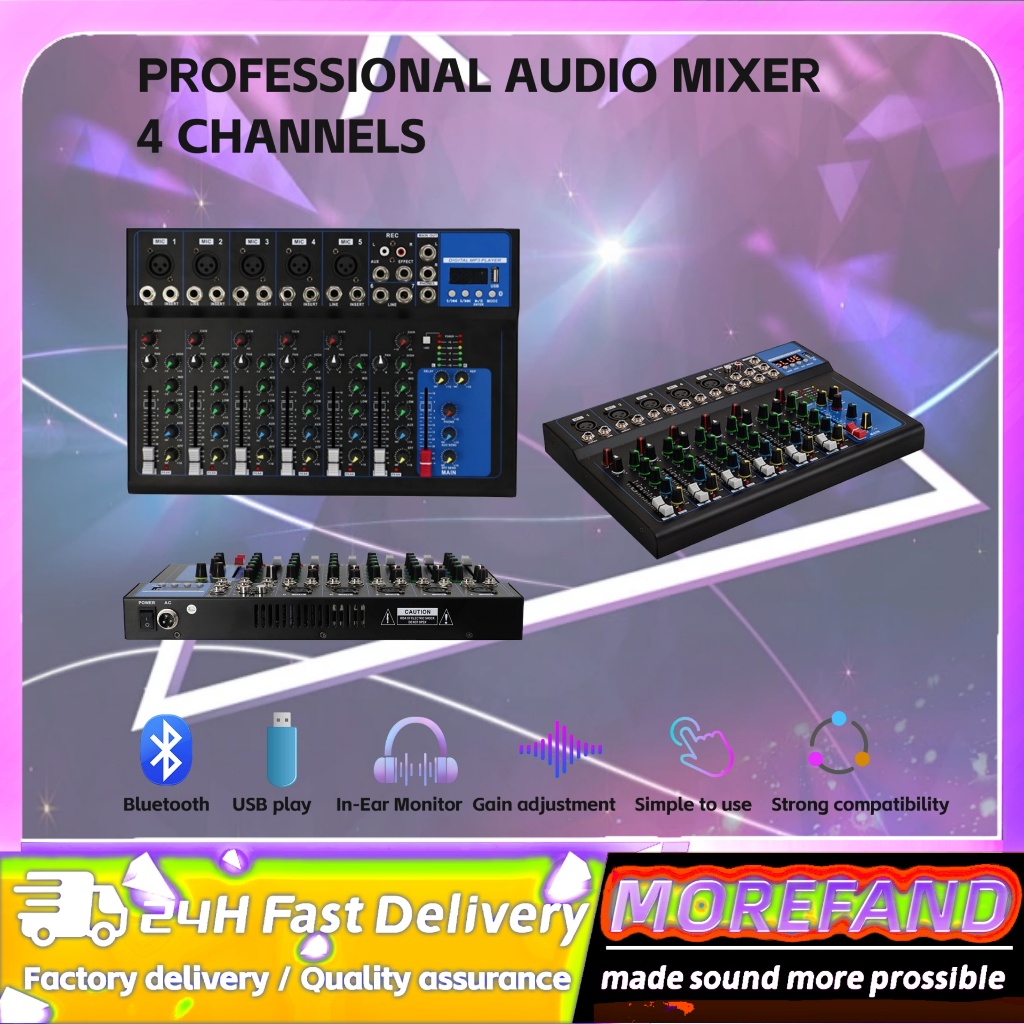 Jual AUDIO MIXER profesional 7-channel MIXER-F7 Penguat sinyal USB ...