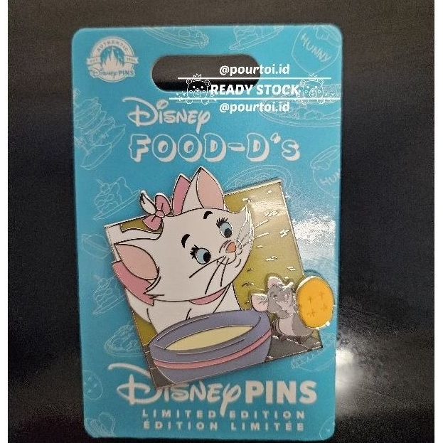 Jual DISNEY PINS MARIE CAT Aristocats LADY AND TRAMP Pin Bros Brooch ...
