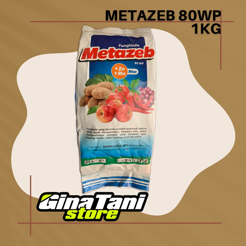Jual FUNGISIDA METAZEB 80 WP KEMASAN 1 KG | Shopee Indonesia