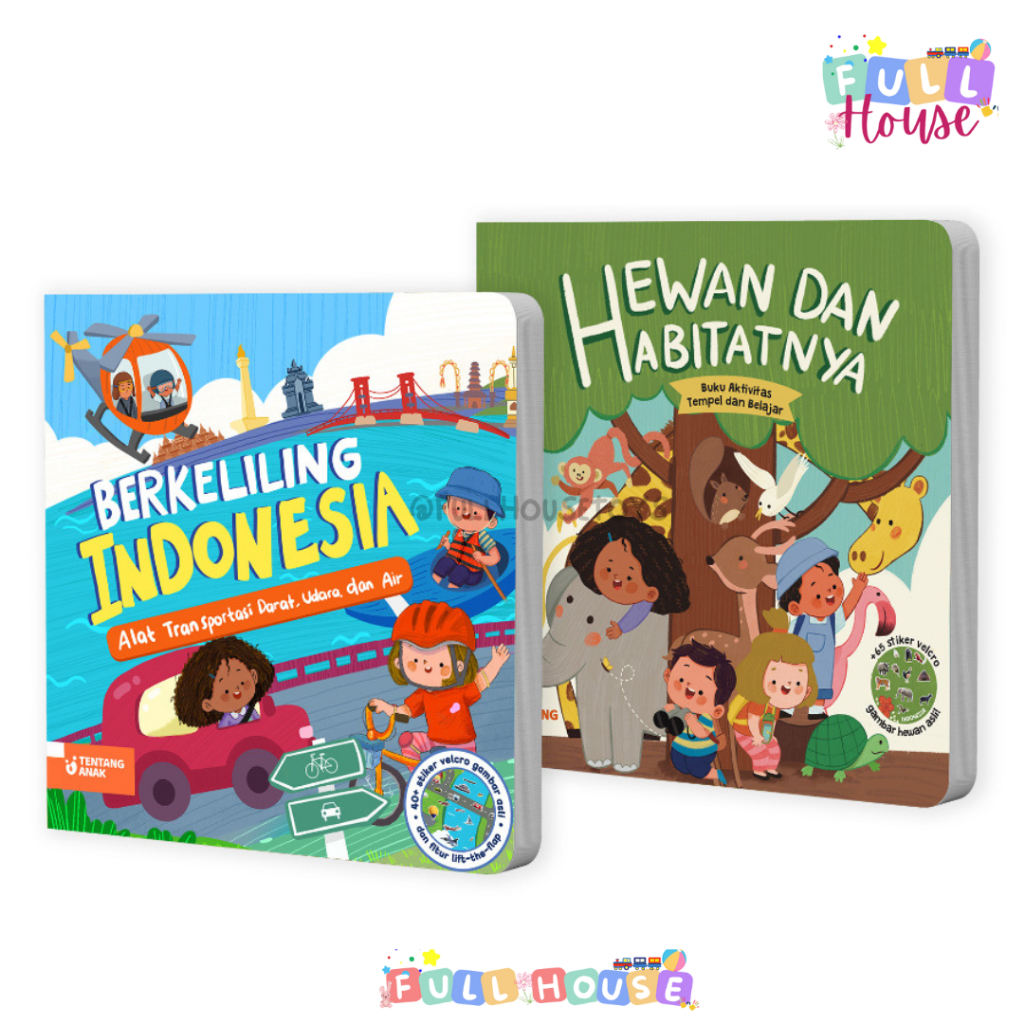 Jual VELCRO ACTIVITY BOOK : HEWAN DAN HABITATNYA , BERKELILING ...