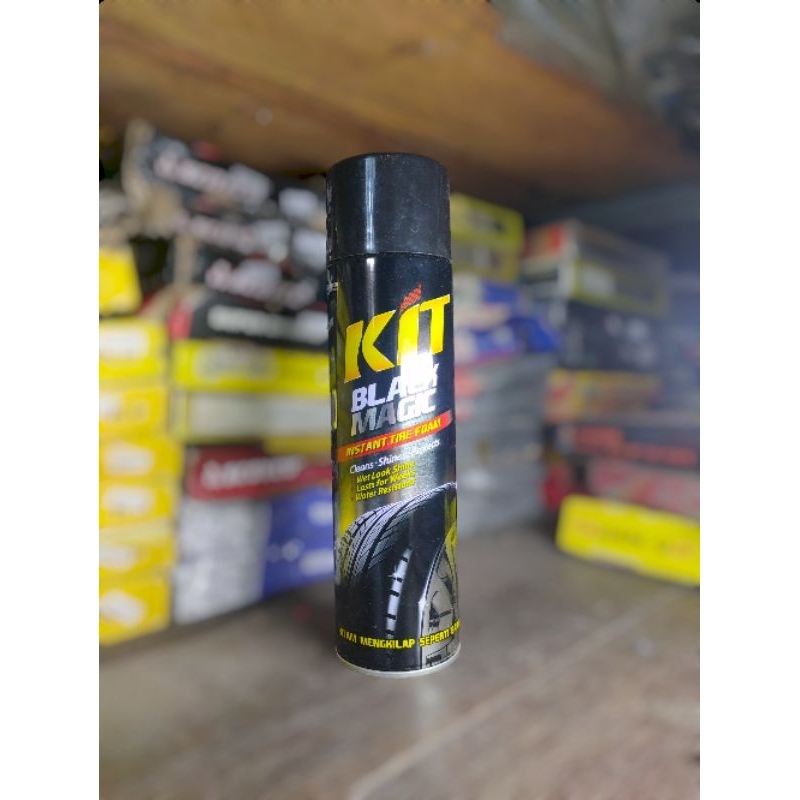 Jual KIT Car Black Magic Tire Foam 450mL Hitam Spray Semprot Semir ...