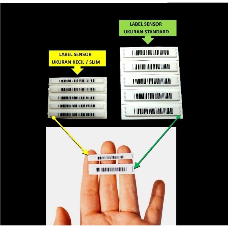 Jual Label Sensor AM Kecil Slim untuk kosmetik isi 200 pcs | Shopee ...