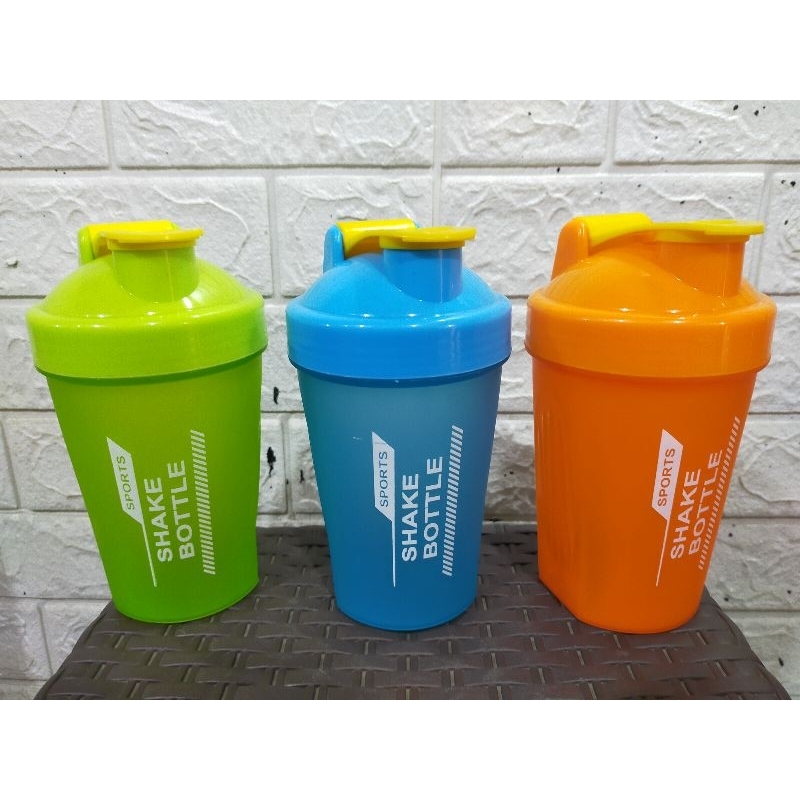 Jual Botol Shaker Protein 400ml / Botol Shaker Gym / Botol Plastik ...