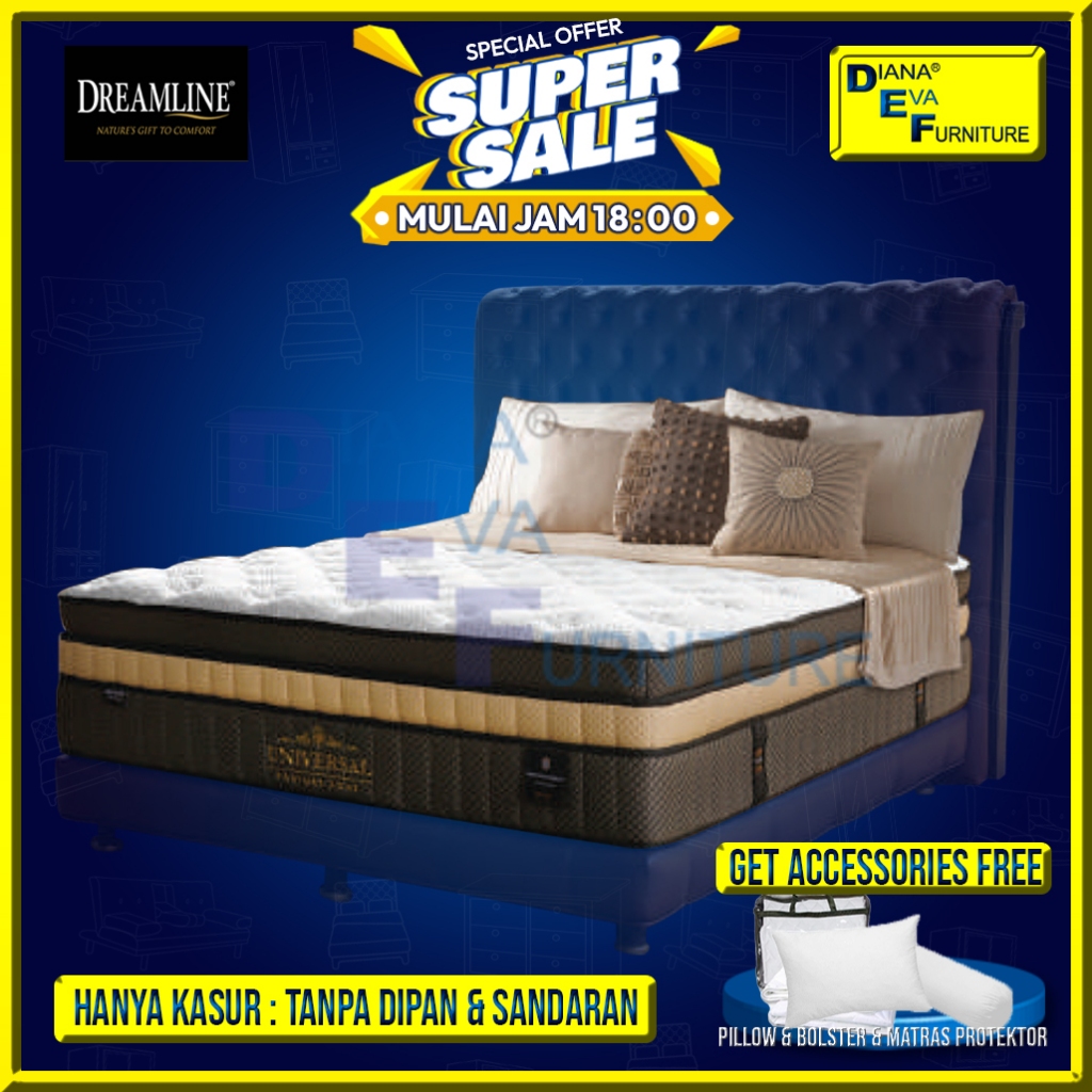 Jual Dreamline Universal Kasur Springbed (Mattress Only) | Shopee Indonesia