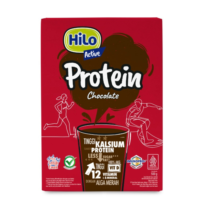 Jual Hilo Active Chocolate Susu Tinggi Kalsium Rendah Lemak - 250gr ...