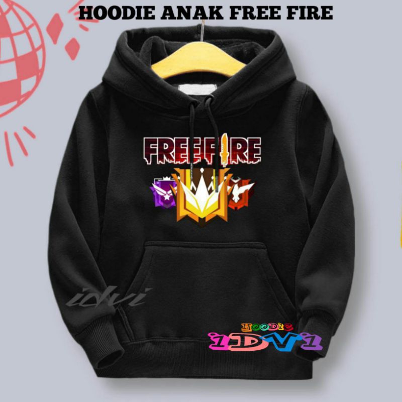 Jual Hoodie idvi Sweater Anak FREE FIRE Laki Laki Usia 2-13thn Switer ...