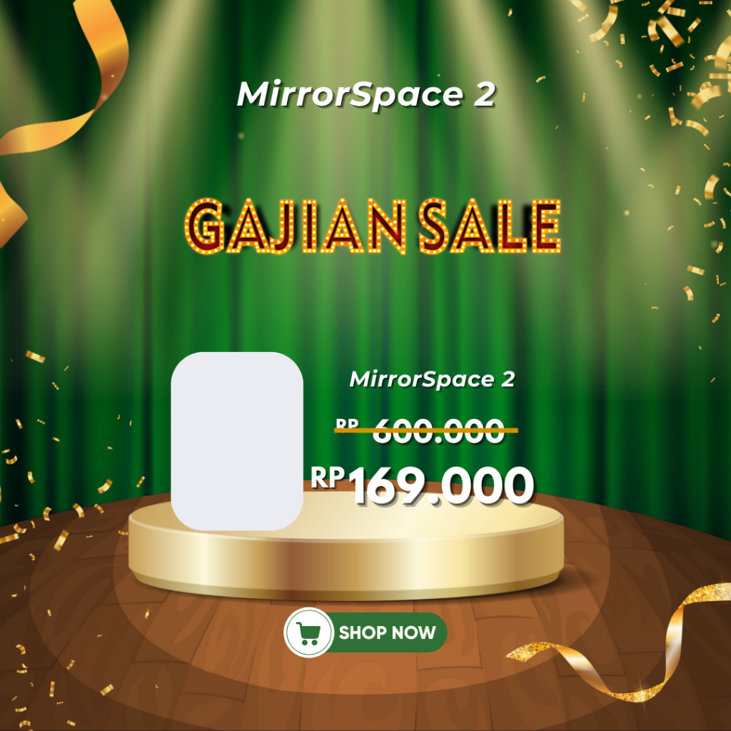 Jual MirrorSpace 2 Wireless Charging Case TWS Bluetooth | Shopee Indonesia