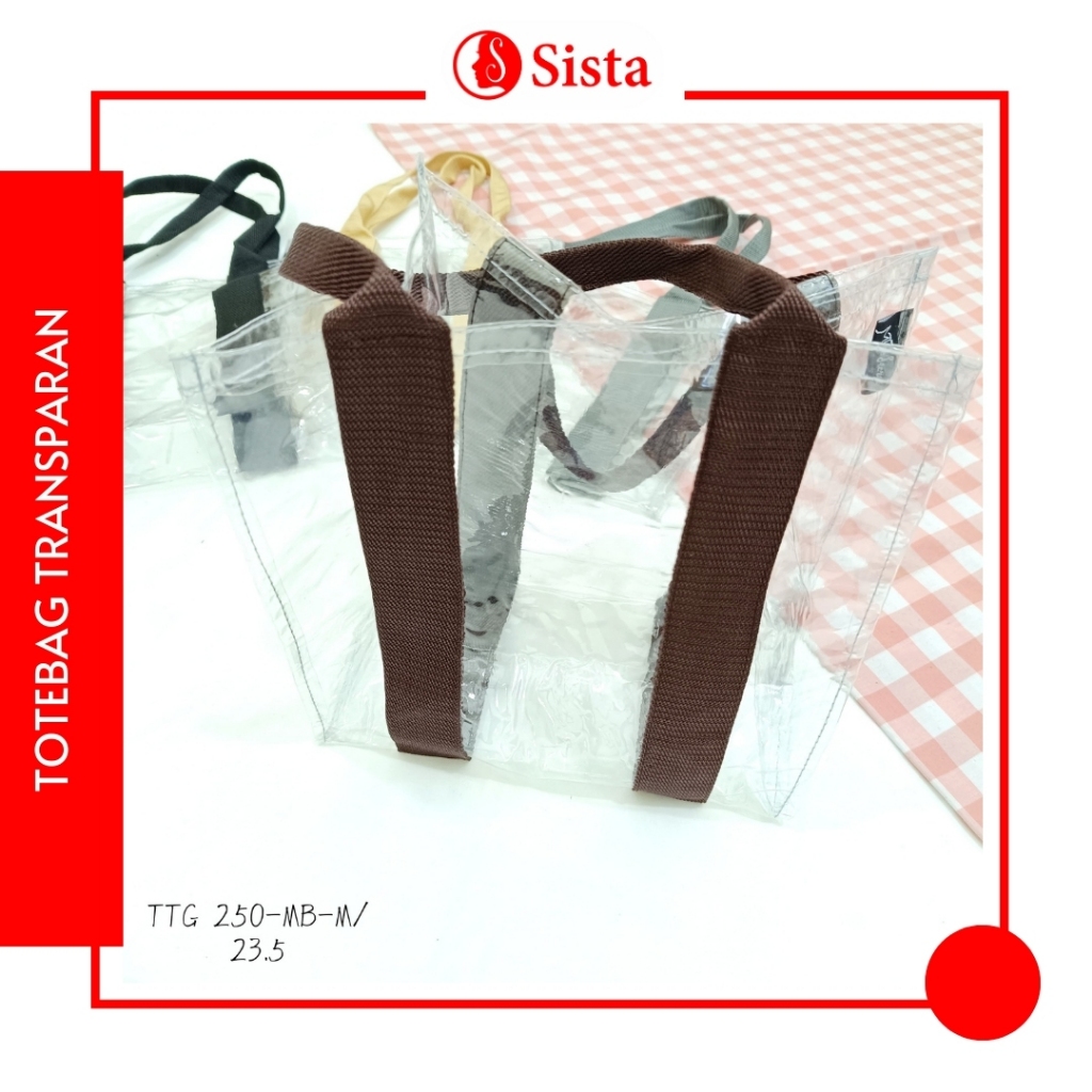 Jual Totebag PVC Tas Bening Goodie Bag Transparan | Shopee Indonesia