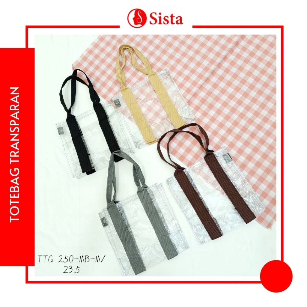 Jual Totebag PVC Tas Bening Goodie Bag Transparan | Shopee Indonesia
