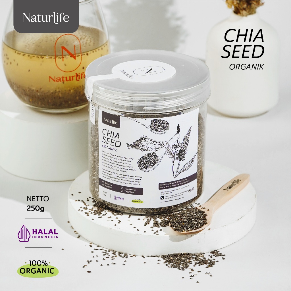 Jual CHIA SEEDS 250G / CHIA SEEDS ORGANIC / CHIA SEEDS UNTUK DIET ...
