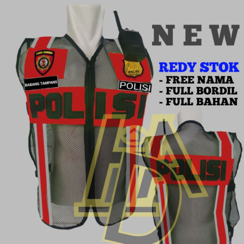 Jual rompi polri korps sabhara rompi sabhara jaring terbaru | Shopee ...