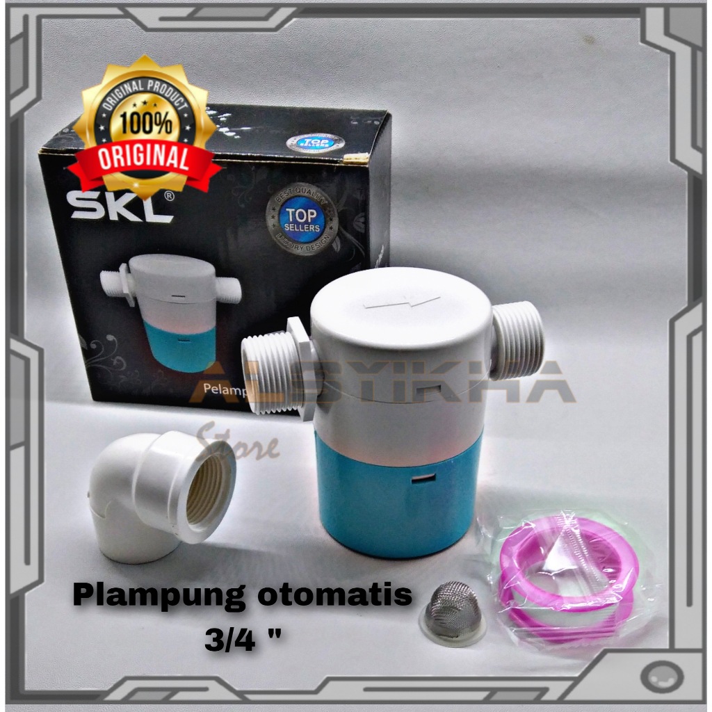 Jual Kran Otomatis Bak Mandi 1/2 3/4 Sensor Keran Tandon Air Pelampung ...