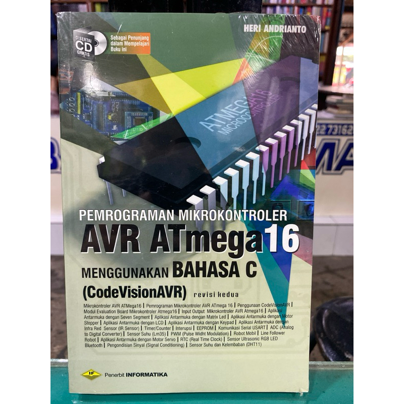 Jual buku pemrograman mikrokontroler avr atmega16 menggunakan bahasa c ...