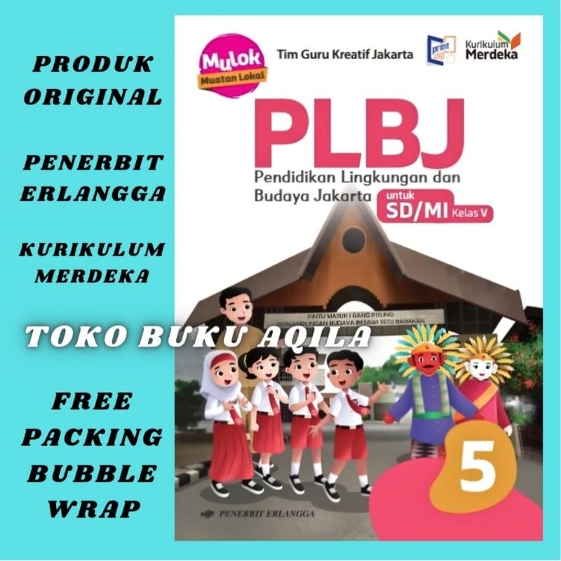 Jual Buku PLBJ Erlangga Kelas 1 2 3 4 5 6 SD/MI Kurikulum Merdeka ...