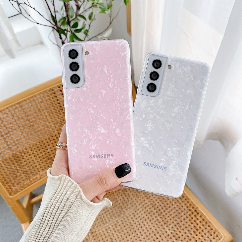 Jual SAMSUNG Pink & White Shell Softcase Case HP Lucu for Samsung S22 ...