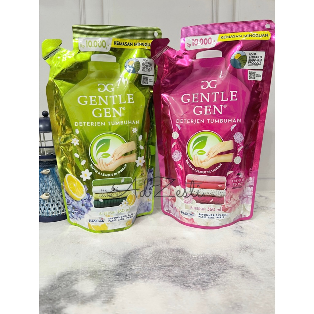 Jual Gentle Gen Deterjen Cair Pouch 360ml | Shopee Indonesia