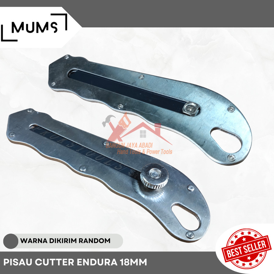 Jual Pisau Cutter Endura Multifungsi 18mm + Isi Pisau Kater Potong ...