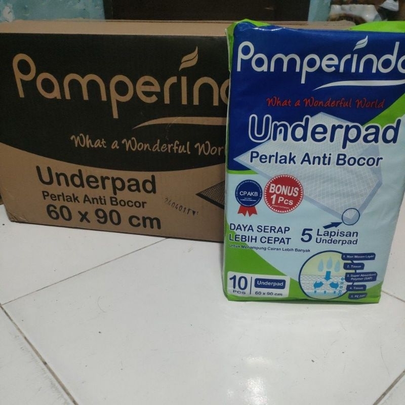 Jual UNDERPAD PAMPERINDO JUAL KARTONAN ( 12 PACK) | Shopee Indonesia