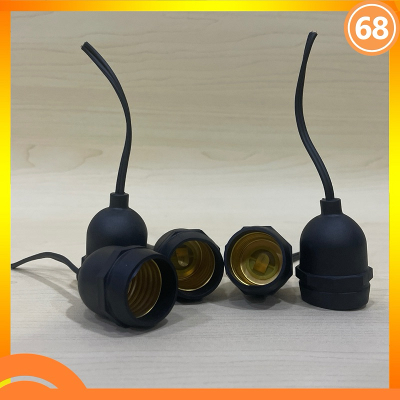 Jual BARANG SALE!!! Fitting Gantung Karet E27 Outdoor Waterproof/Fitting Gantung Anti Air ...