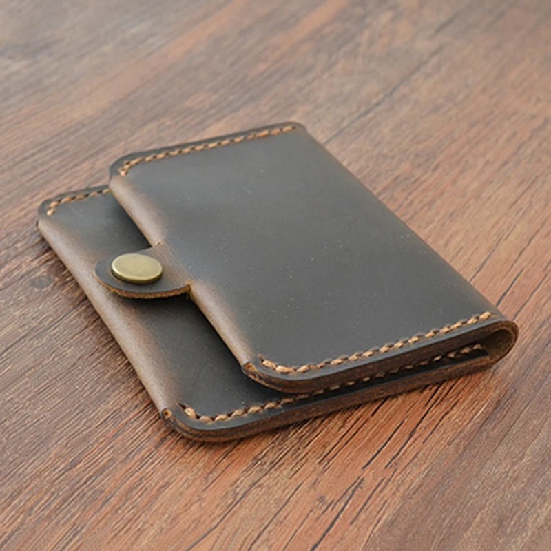 Jual dompet kartu card holder pria original leather - dompet kartu ...